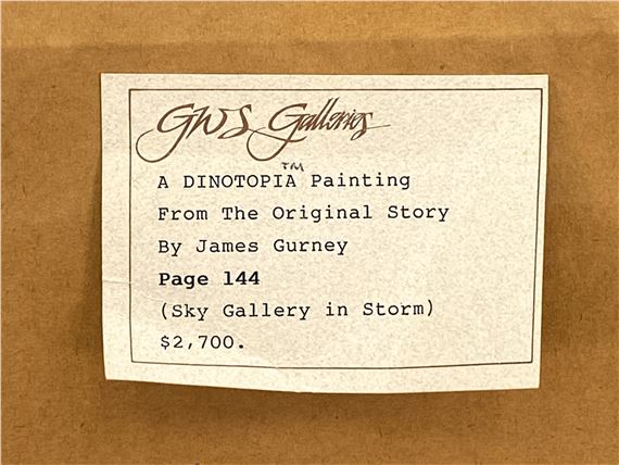 James Gurney | JAMES GURNEY DINOTOPIA WATERCOLOR | MutualArt