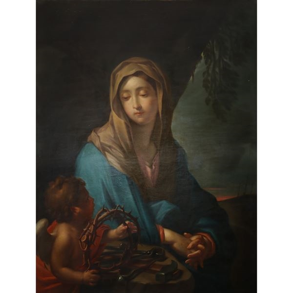 Francesco Trevisani | Madonna with baby Jesus and instruments of the ...