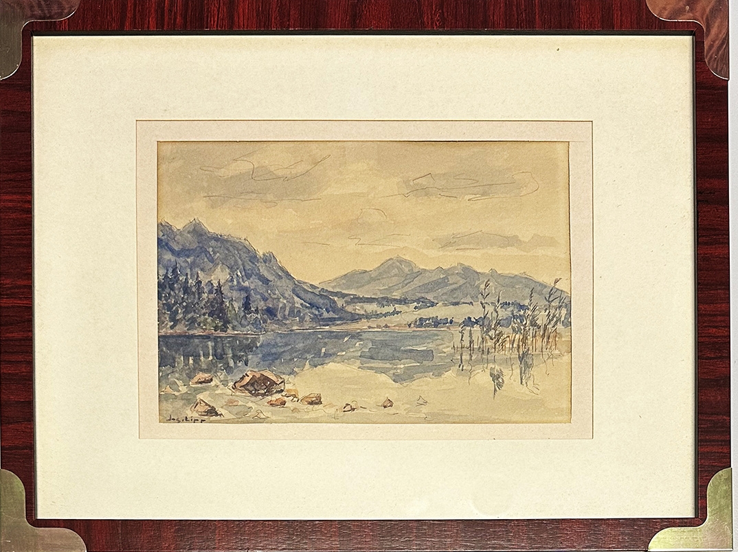 Josef Lipp | Josef Lipp (1900 - 1982 Weißensee/Füssen) Gebirgssee (1900 ...