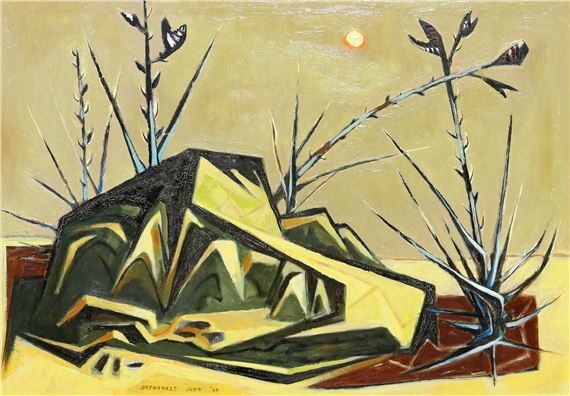 DeForrest Hale Judd | Yucca with Yellow Light, (1919) | MutualArt