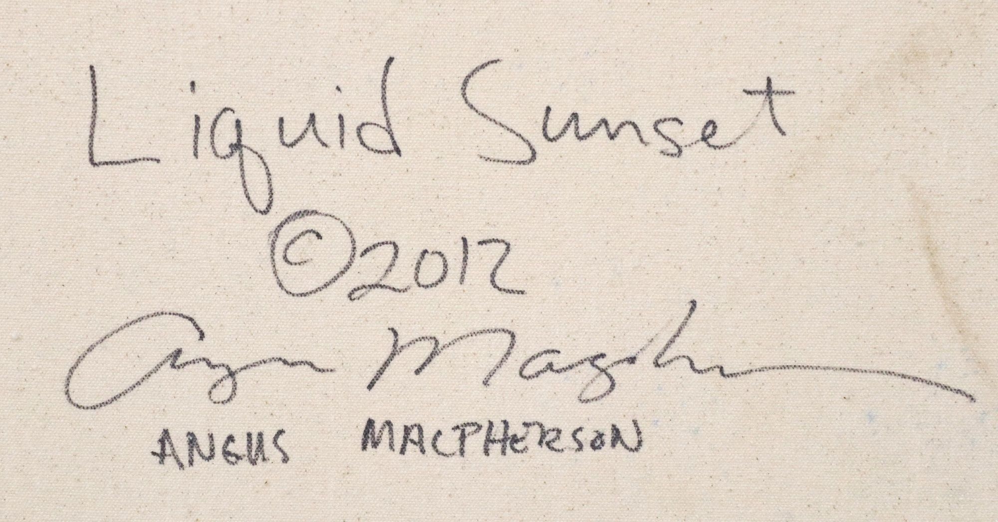 Angus Macpherson | Liquid Sunset, (2000) | MutualArt