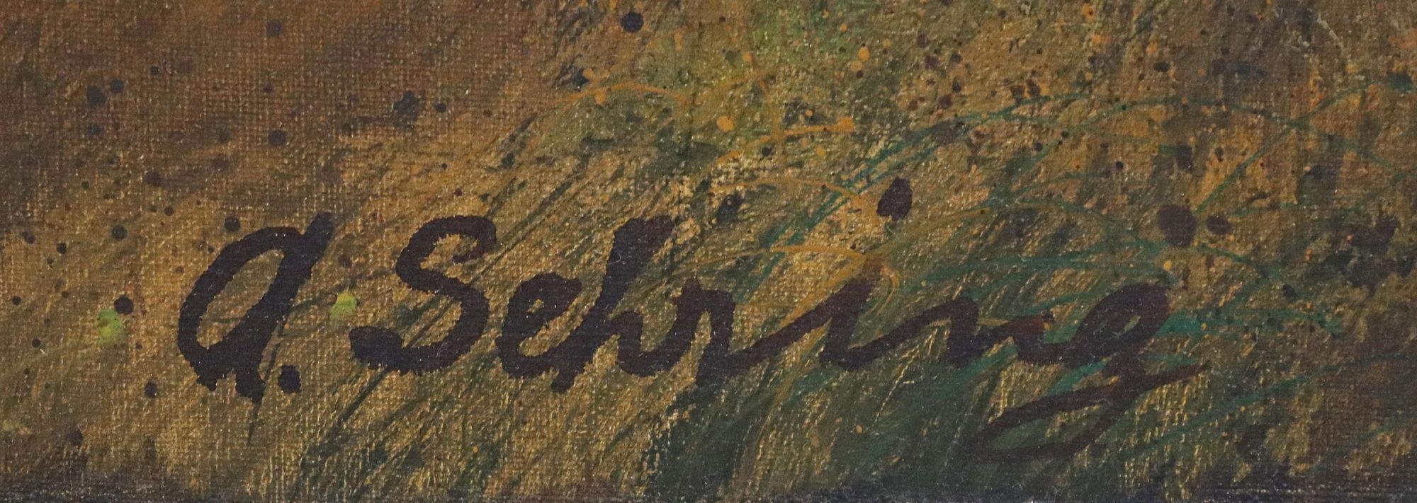 Adolf Sehring | Landscape with Barn and Pond | MutualArt