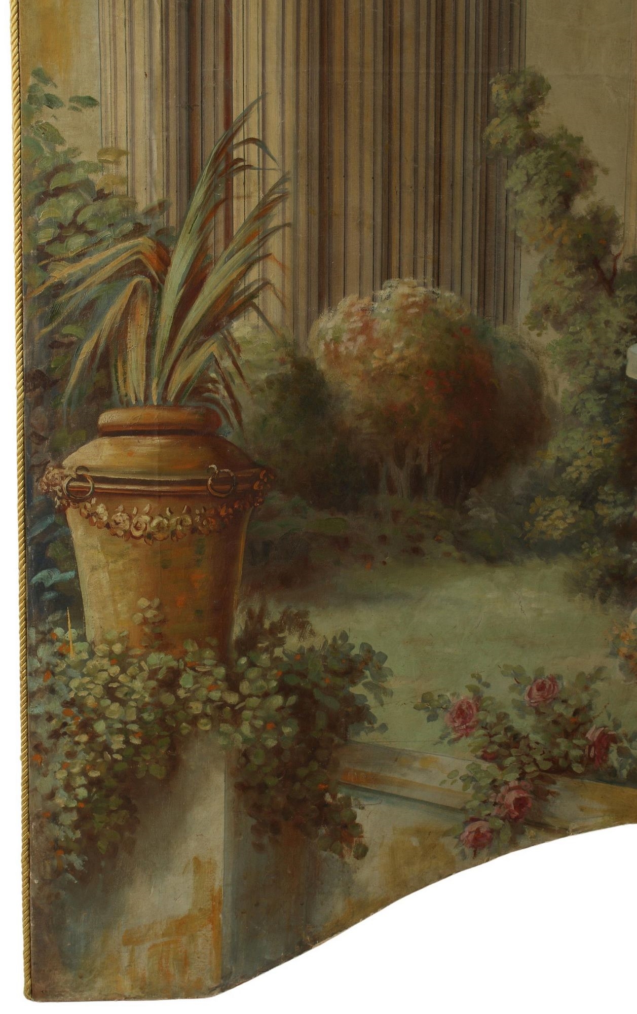 Jean-Honoré Fragonard | Rococo style painted architectural wall panel ...