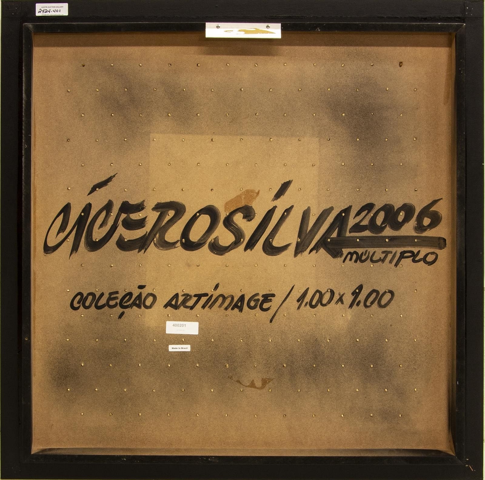 Cicero Silva | Modern three-dimensional unframed assemblage art on board | MutualArt