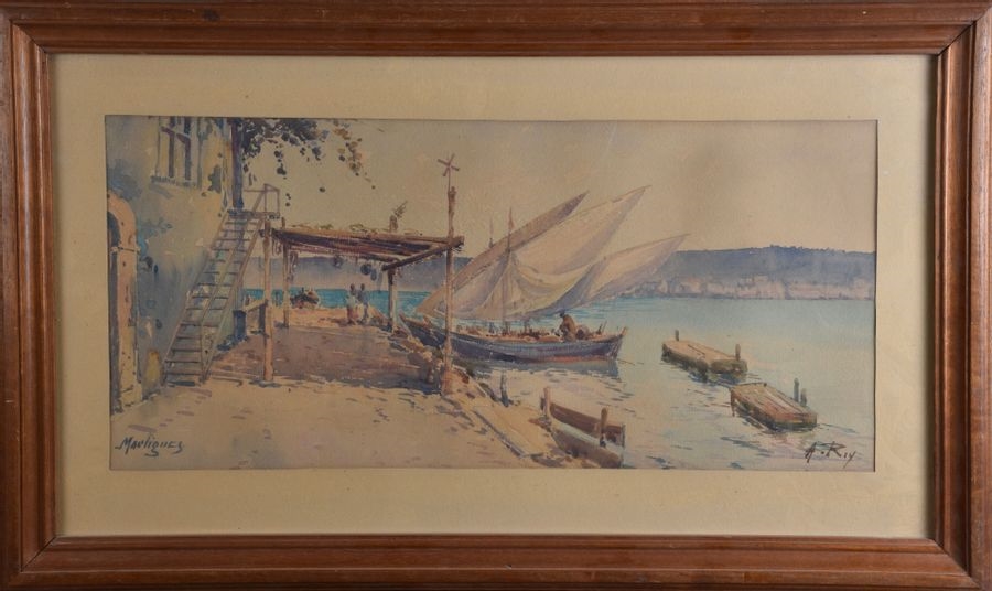 Alphonse Rey | Alphonse REY (1865-1938) Martigues Aquarelle... - Lot 57 ...