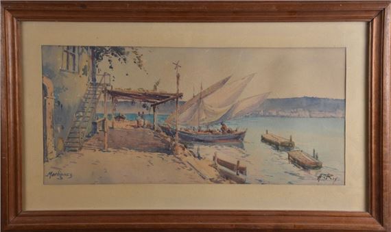 Alphonse Rey | Alphonse REY (1865-1938) Martigues Aquarelle... - Lot 57 - De Baecque et Associés ...