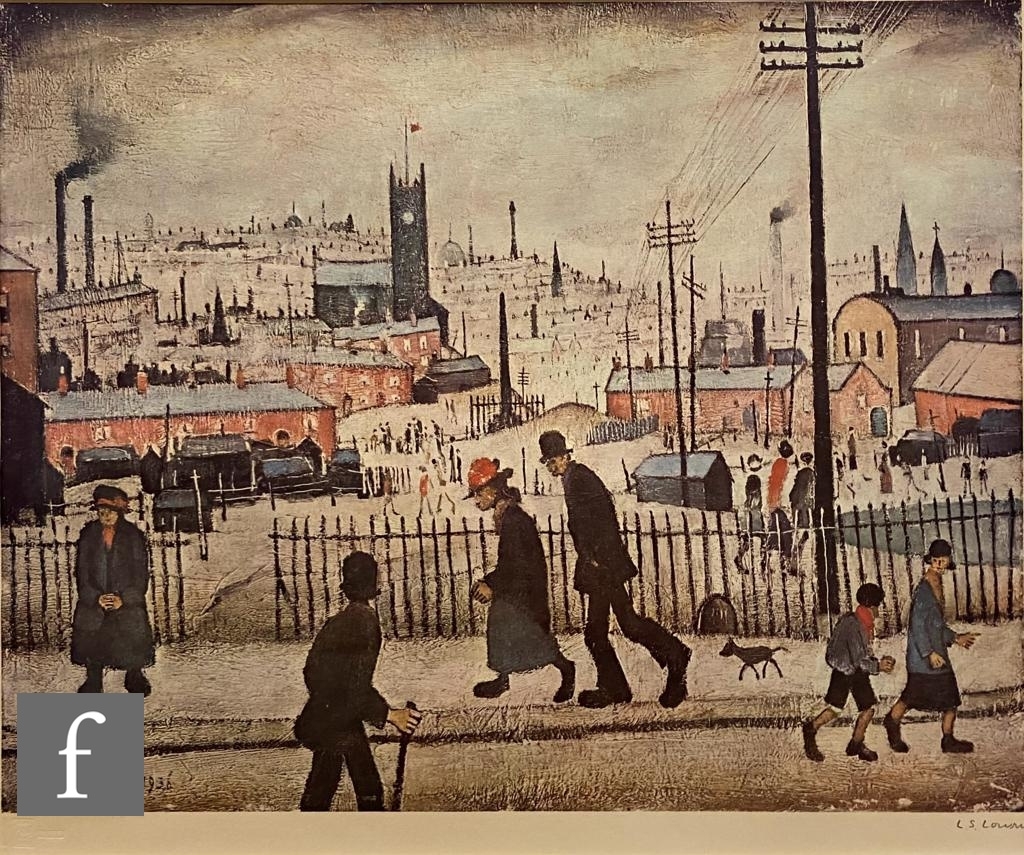 Laurence Stephen Lowry | Lancashire Village (1944) | MutualArt