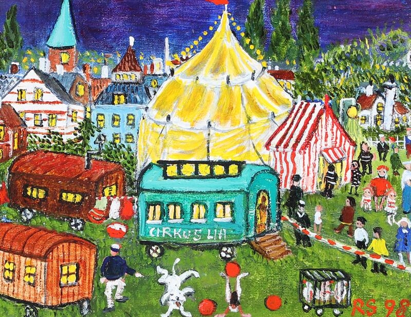 Ruth Schmidt | Aftenforestilling i cirkus Lia | MutualArt