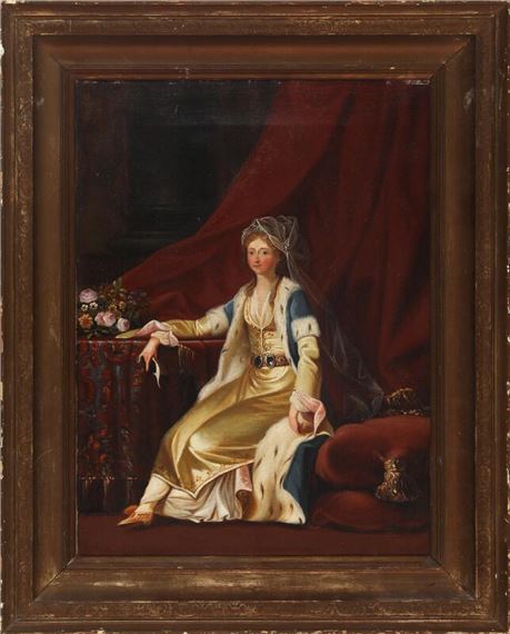 Jens Juel | Portrait of Princess Louise Augusta in a Turkish dress ...