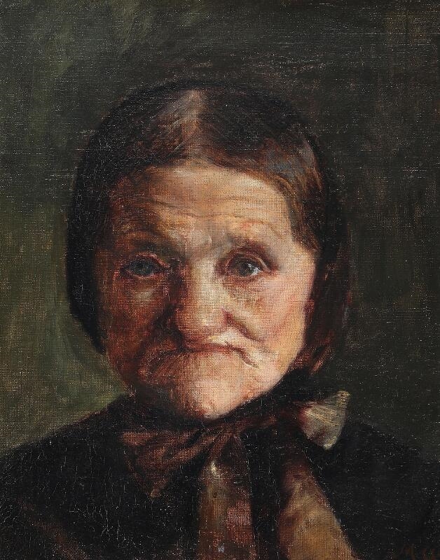 Michael Peter Ancher | Two fishermen looking out over the sea at Skagen ...