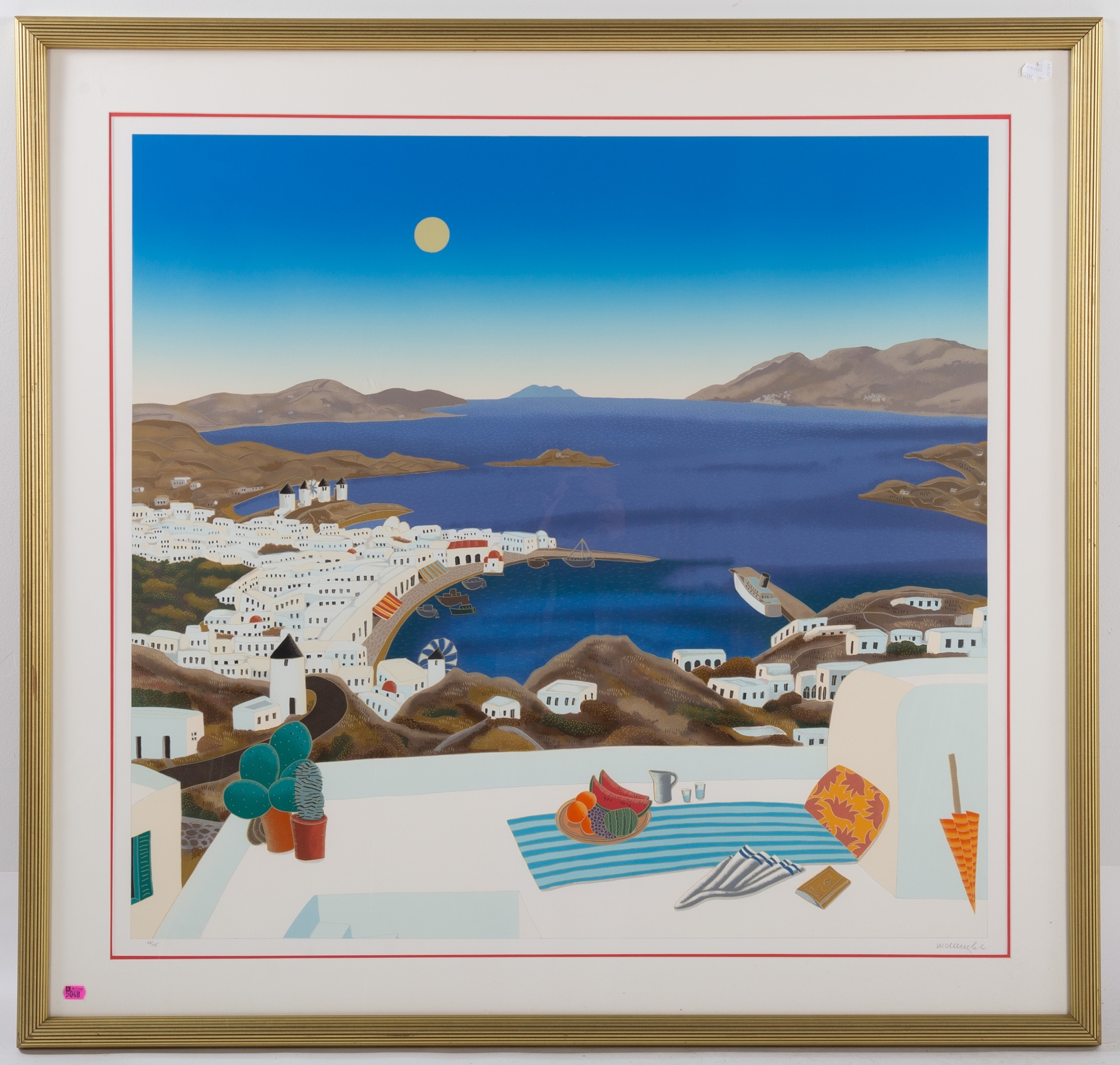 Thomas McKnight | LOOKING OUT FROM AN INTERIOR ROOM SETTING | MutualArt