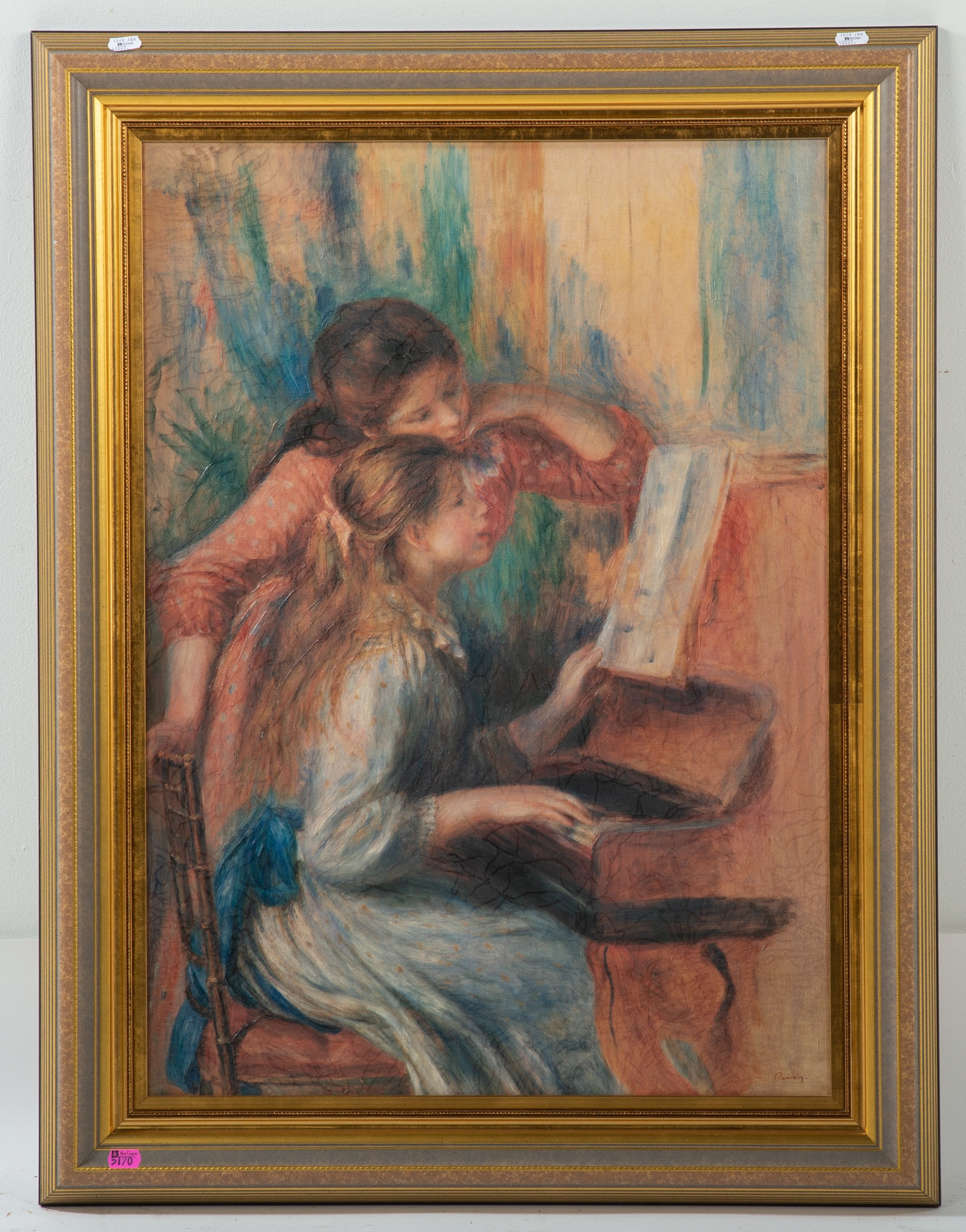 Pierre-Auguste Renoir | The Piano Lesson | MutualArt