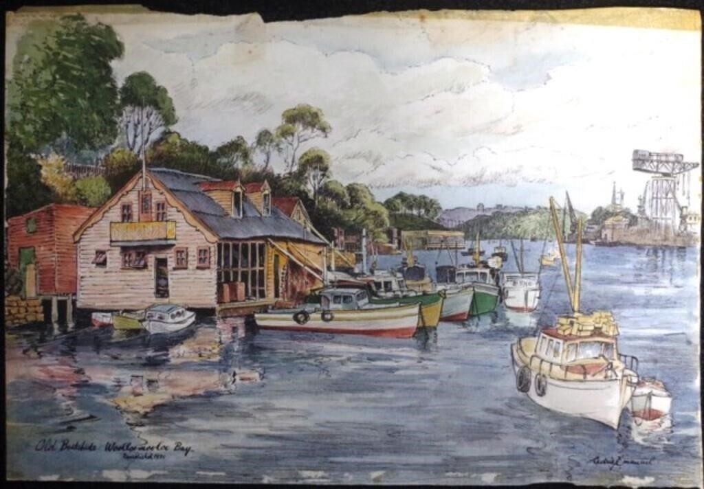 Cedric Emanuel | Old Boatsheds | MutualArt