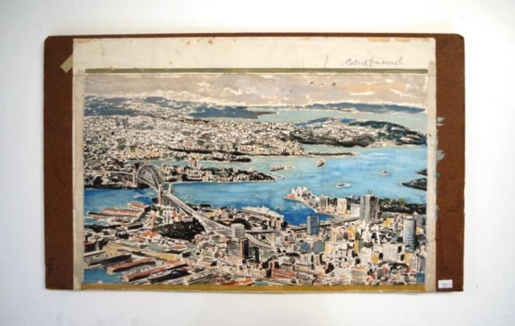 Cedric Emanuel | Aerial view of Sydney | MutualArt