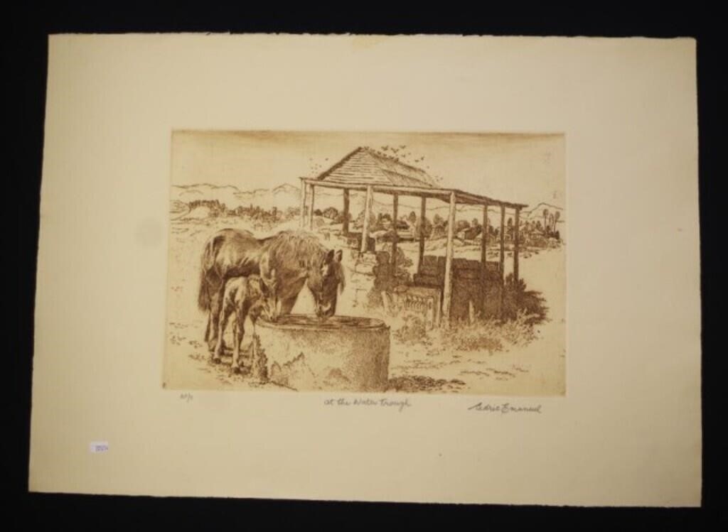 Cedric Emanuel | At the Water Trough | MutualArt