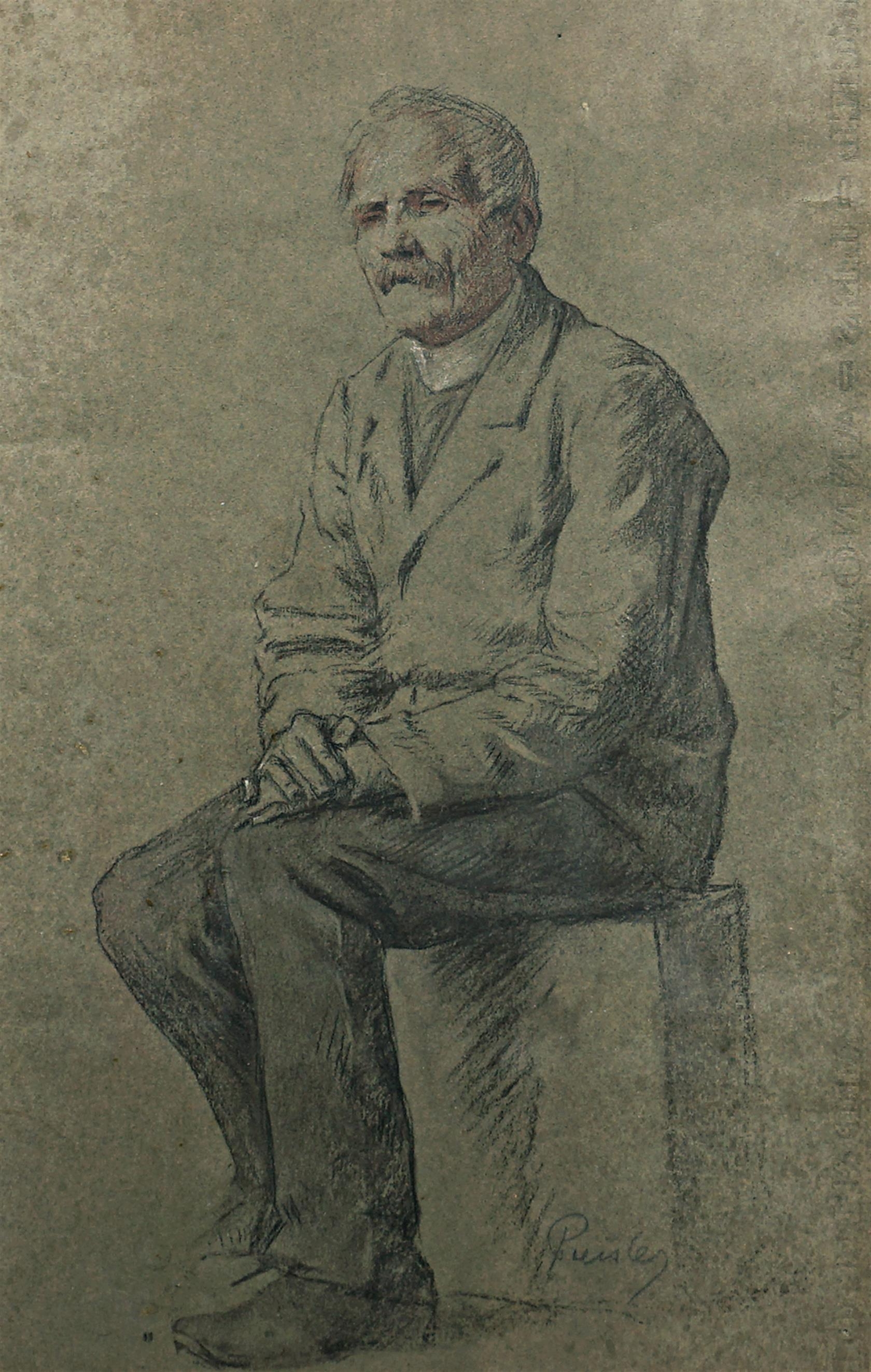 Jan Preisler | Portrét muže | MutualArt