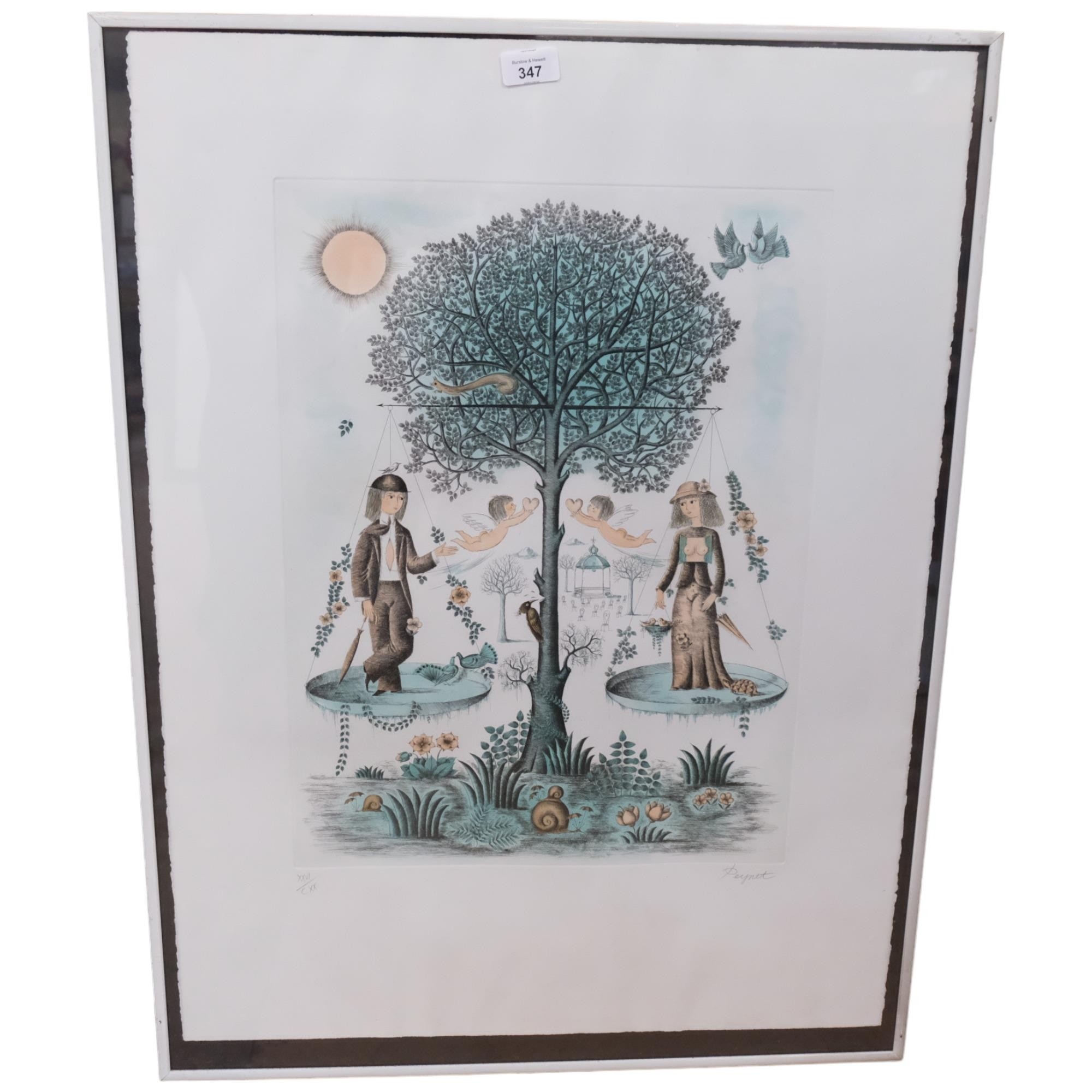Raymond Peynet | a mid-century limited edition etching | MutualArt