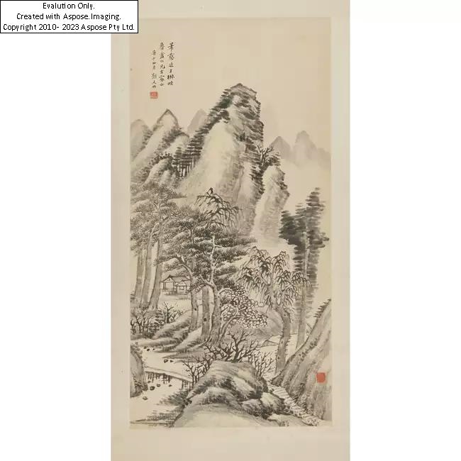 Liu Weilin | 66 x 33cm. (2) 約一九九零 設色紙本，立軸，劉未林 (Circa 1990) | MutualArt