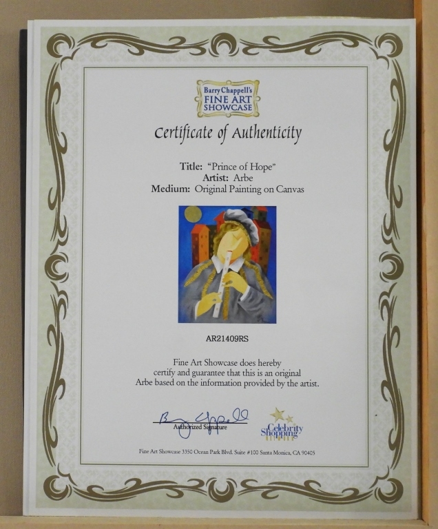 Arbe Berberyan | Arbe Abstract Boy in Blue Portrait Painting (1958 ...