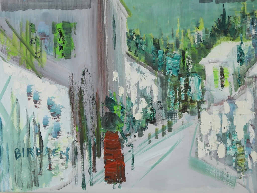 Alfred Birdsey | Alfred Birdsey Neighborhood Landscape Painting (Late ...