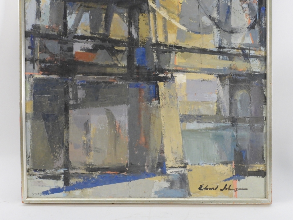 Edward Arthur Johnson | Edward A. Johnson New York Bridge Painting ...