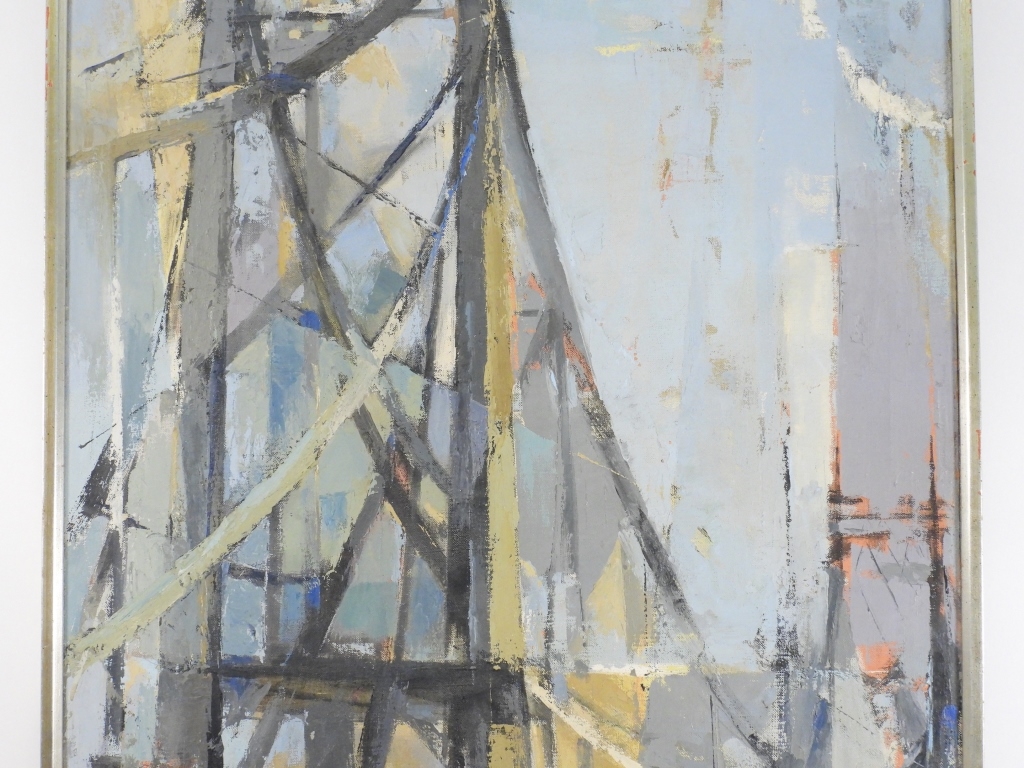 Edward Arthur Johnson | Edward A. Johnson New York Bridge Painting ...