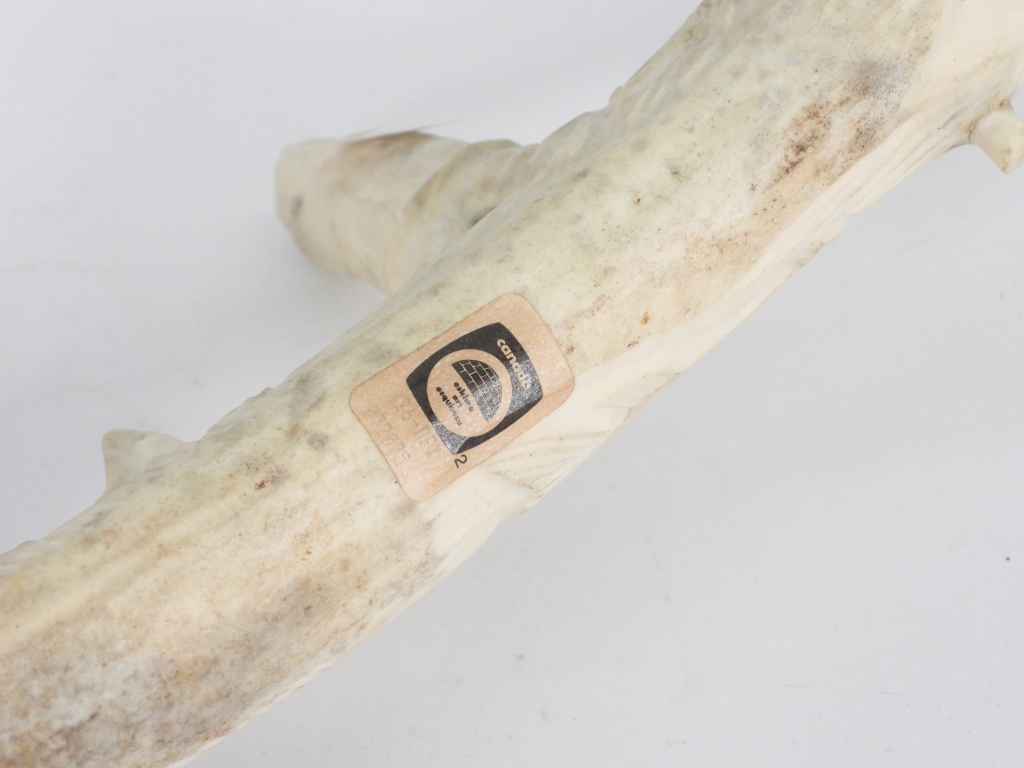 David Etook | David Etook Inuit Carved Bone Sculpture (1929) | MutualArt
