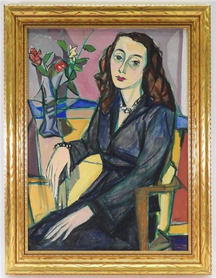 Angelo Savelli | Angelo Savelli Abstract Woman Portrait Painting ...