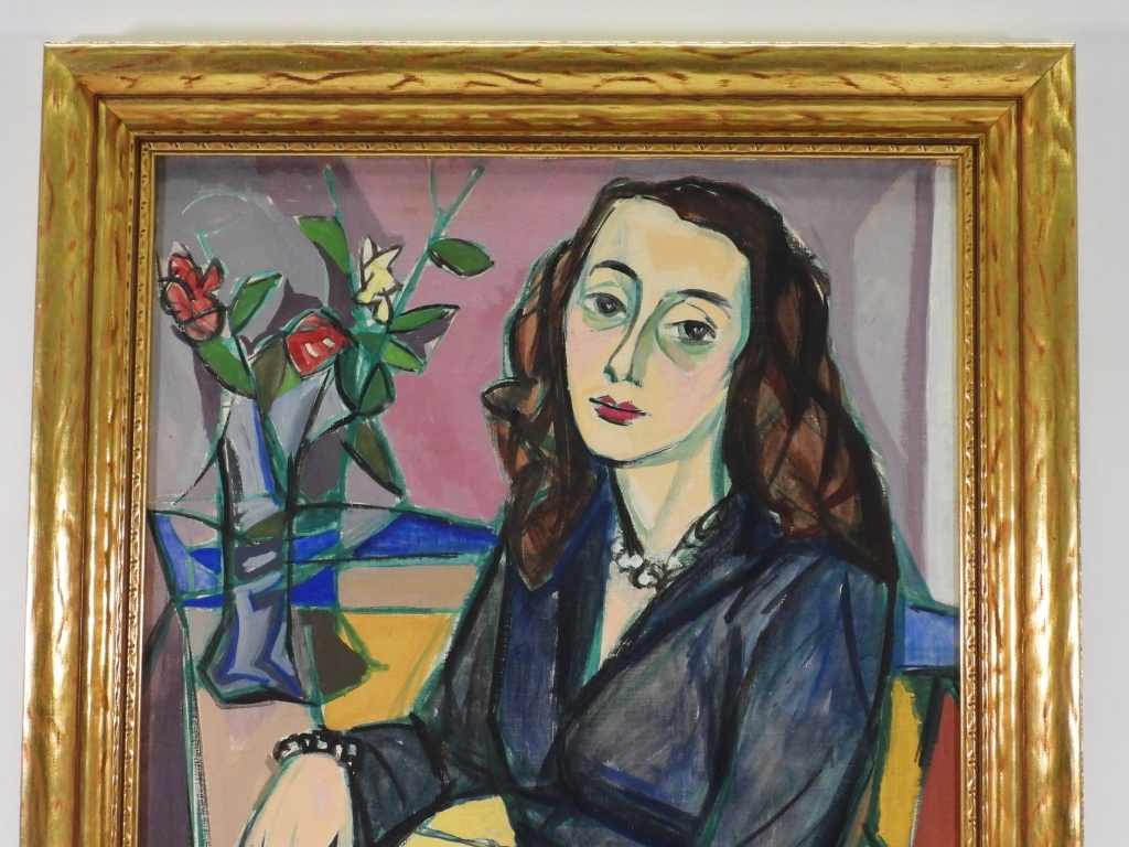 Angelo Savelli | Angelo Savelli Abstract Woman Portrait Painting ...