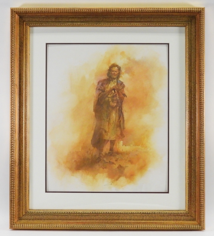 Robert Crofut | Robert Crofut Religious Figure Painting (1951) | MutualArt