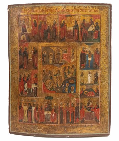 Russian School, 19th Century | Russische Ikone, 19. Jahrhundert | MutualArt