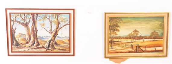 William Beavan | TWO VINTAGE 20TH CENTURY BILL BEAVAN OIL PAINTINGS ...