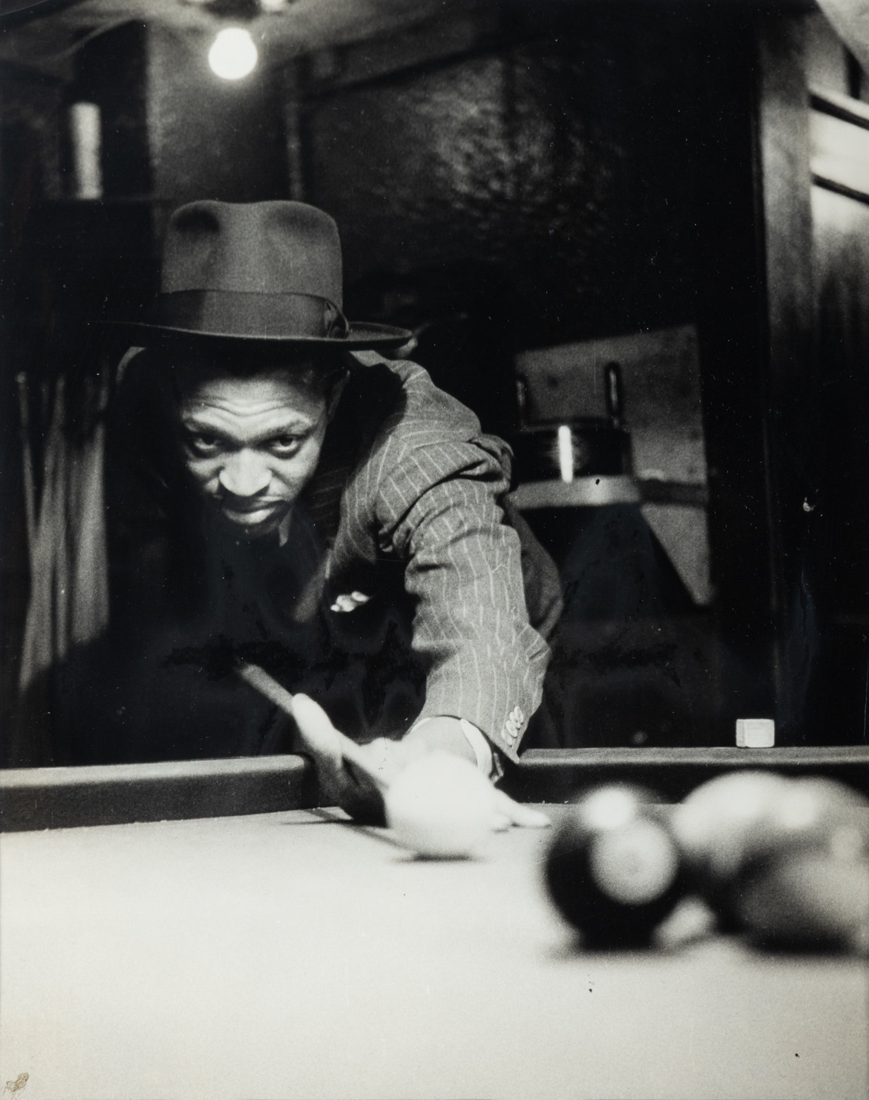 Lucien Aigner | In a Harlem Pool Room | MutualArt