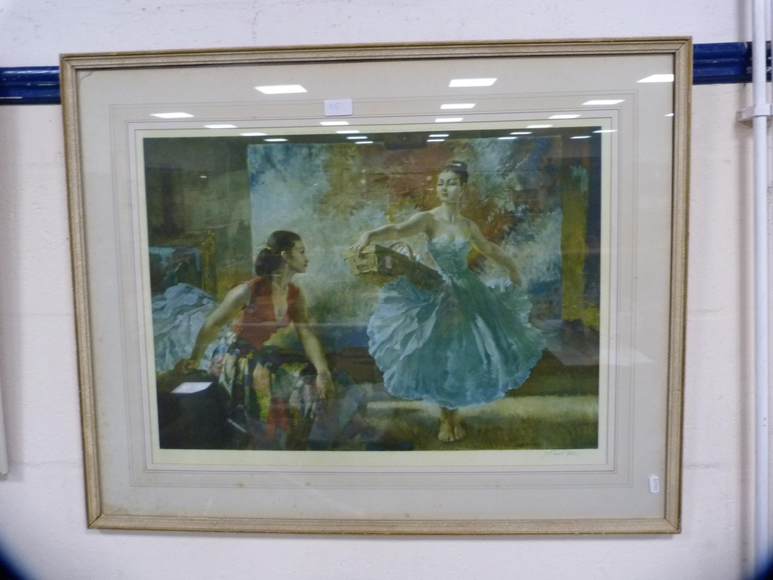 William Russell Flint | 'Eve and Yasmin and an Unfinished Picture ...