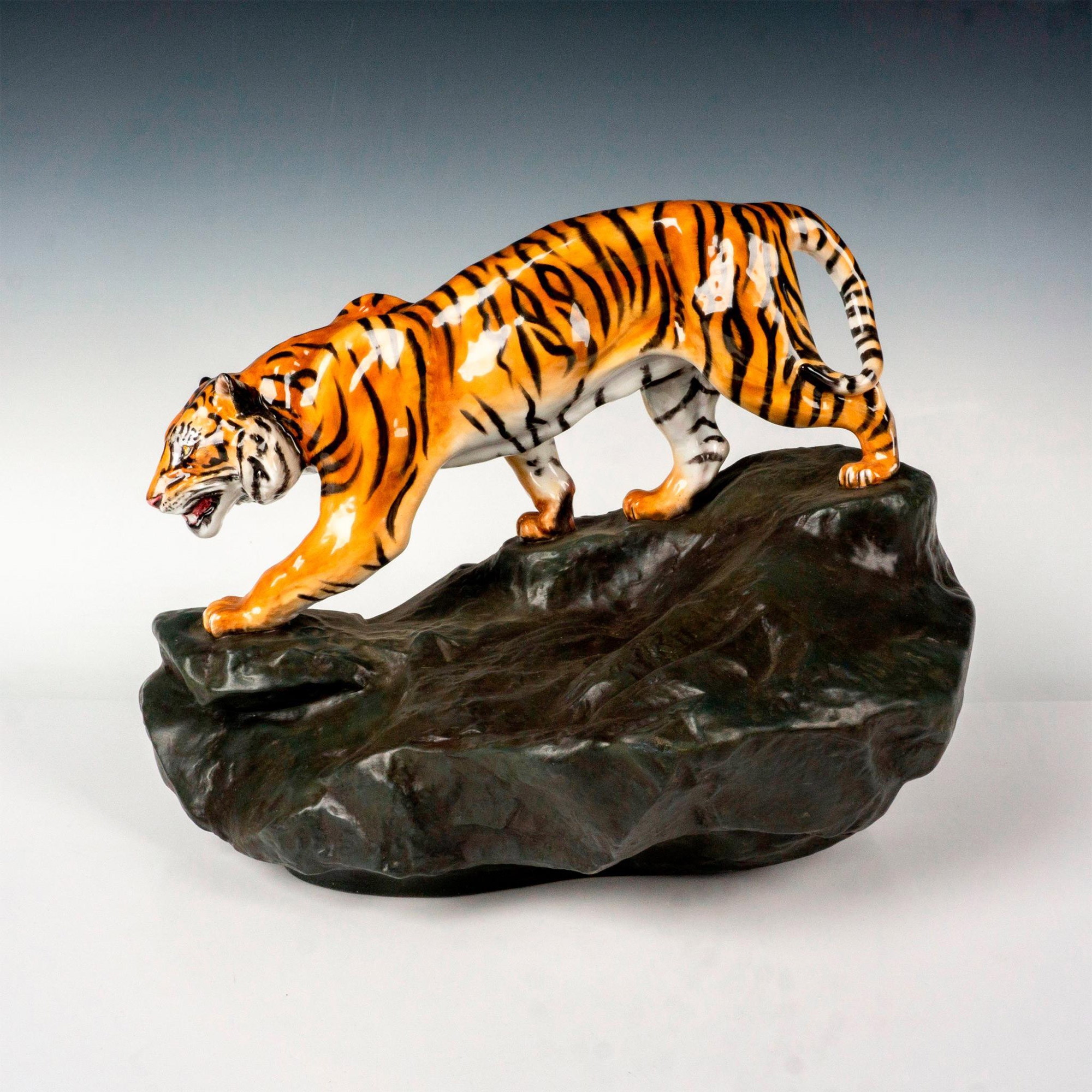 Charles John Noke | Royal Doulton Prestige Figurine, Tiger On Rock ...