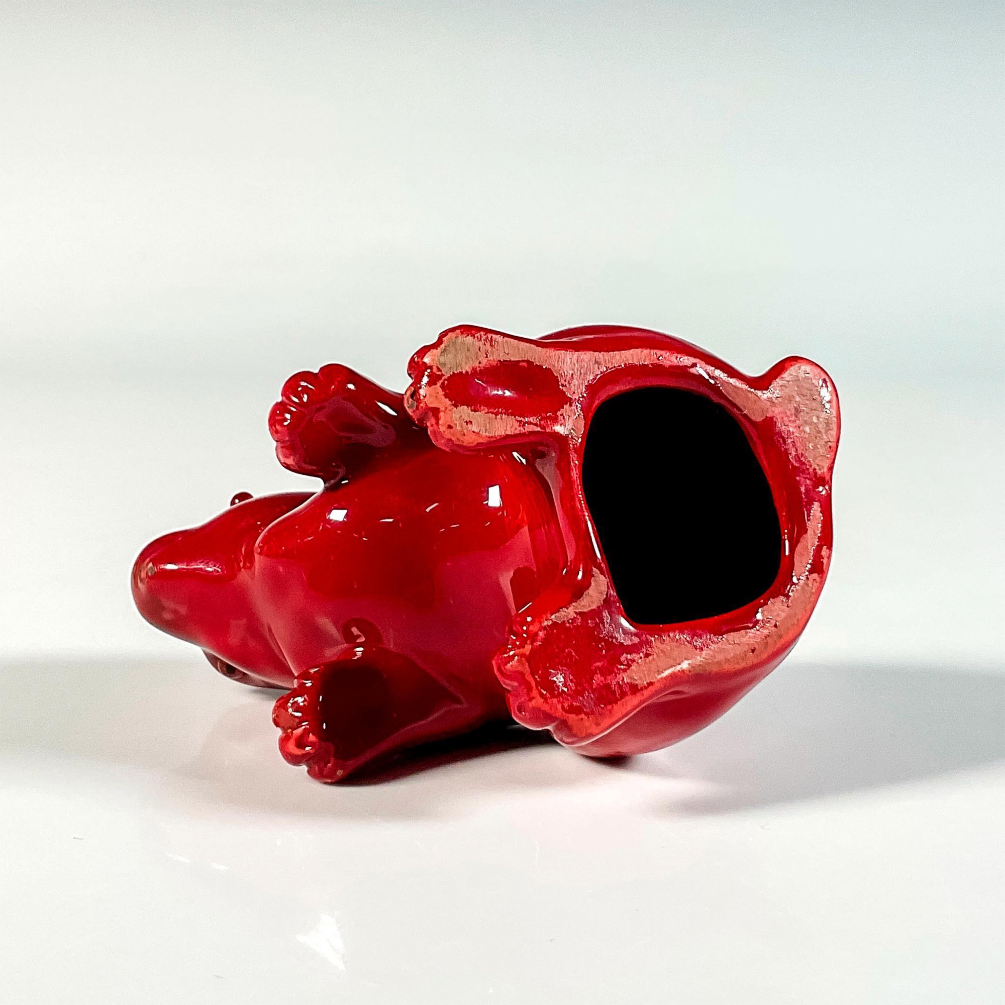 Bernard Moore | Bernard Moore Flambe Figurine, Seated Rabbit (1920 ...