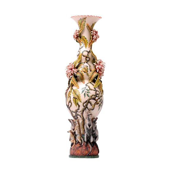 Qiniso Mungwe | Meerkat Vase by Ardmore Ceramics | MutualArt