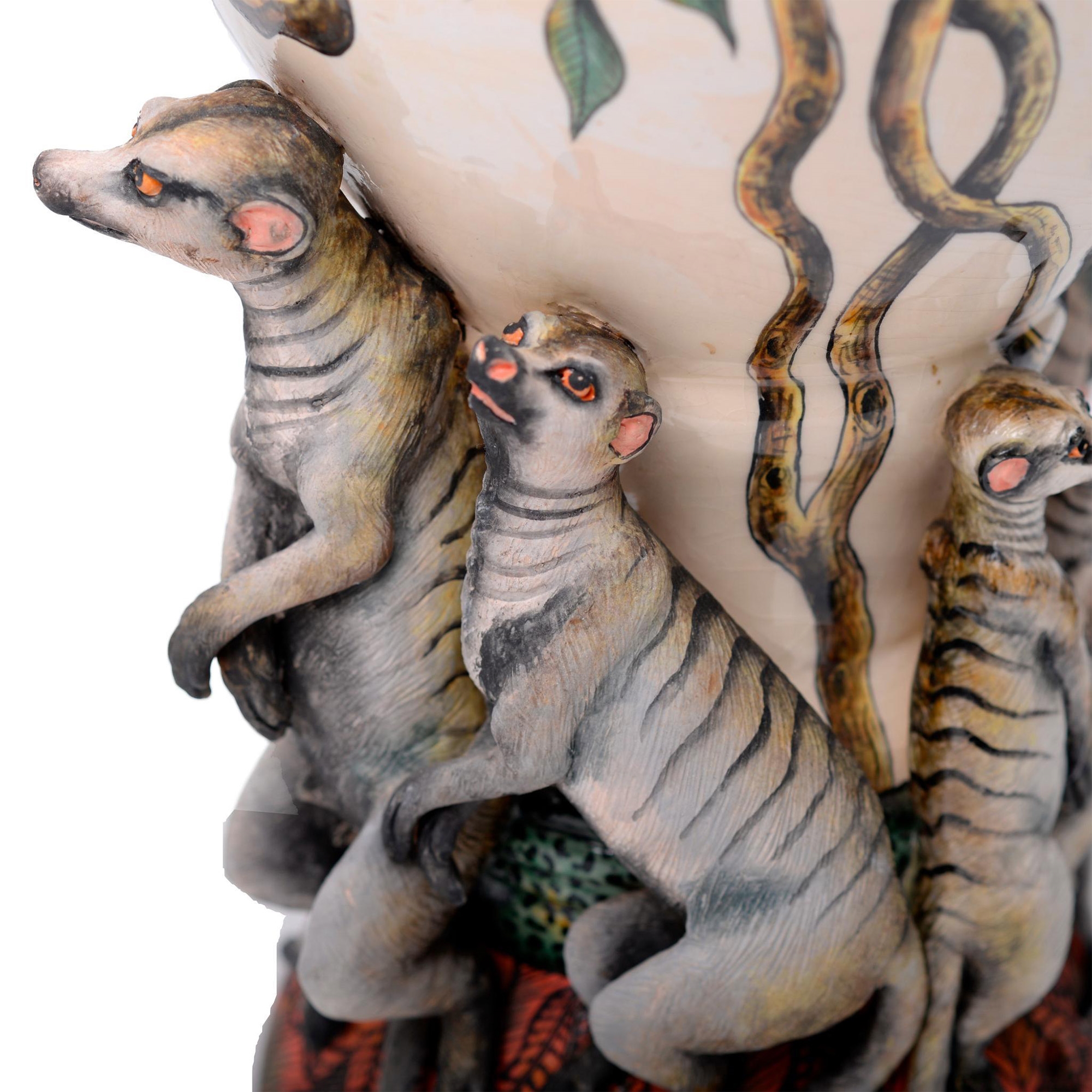 Qiniso Mungwe | Meerkat Vase by Ardmore Ceramics | MutualArt