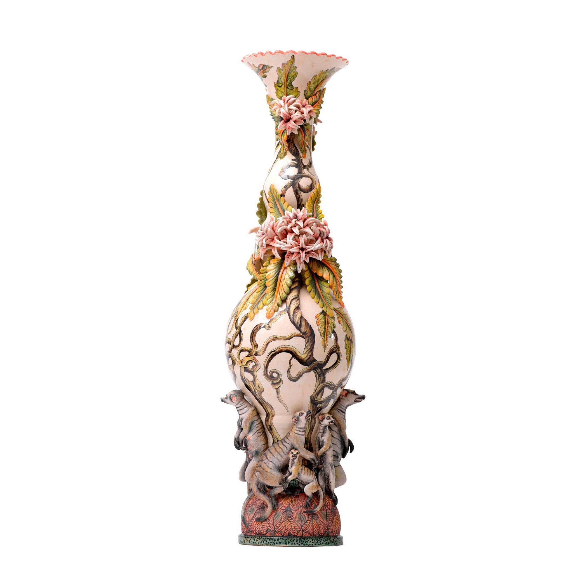 Qiniso Mungwe | Meerkat Vase by Ardmore Ceramics | MutualArt