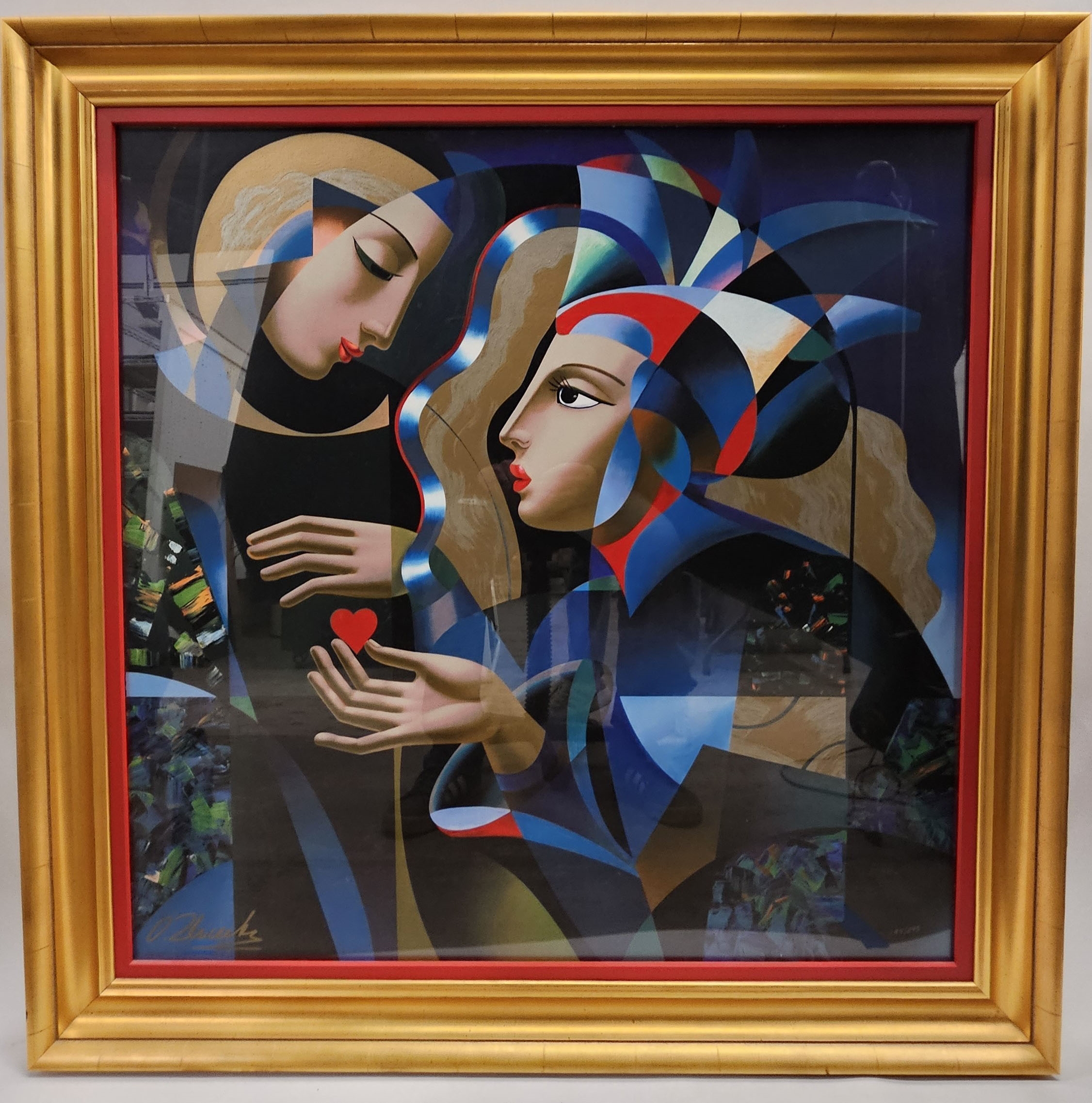 Oleg Zhivetin | OLEG ZHIVETIN TENDER HEART SILK SCREEN | MutualArt