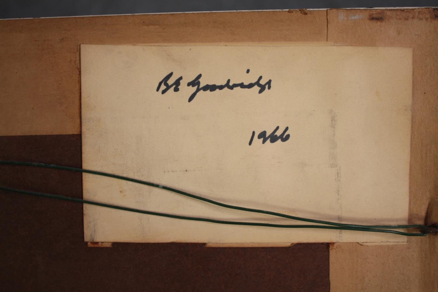 Brian Goodridge | A 1960's geometric drawing. Signed 'Brian Goodridge ...