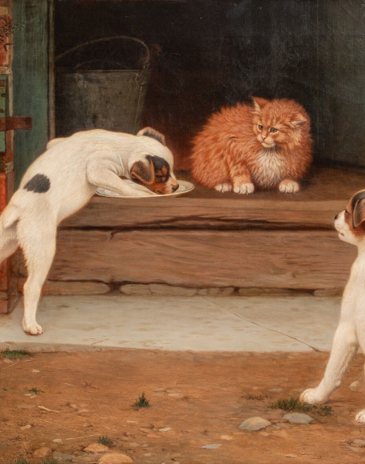 Arthur Charles Dodd | PUPPY DOGS & CAT | MutualArt