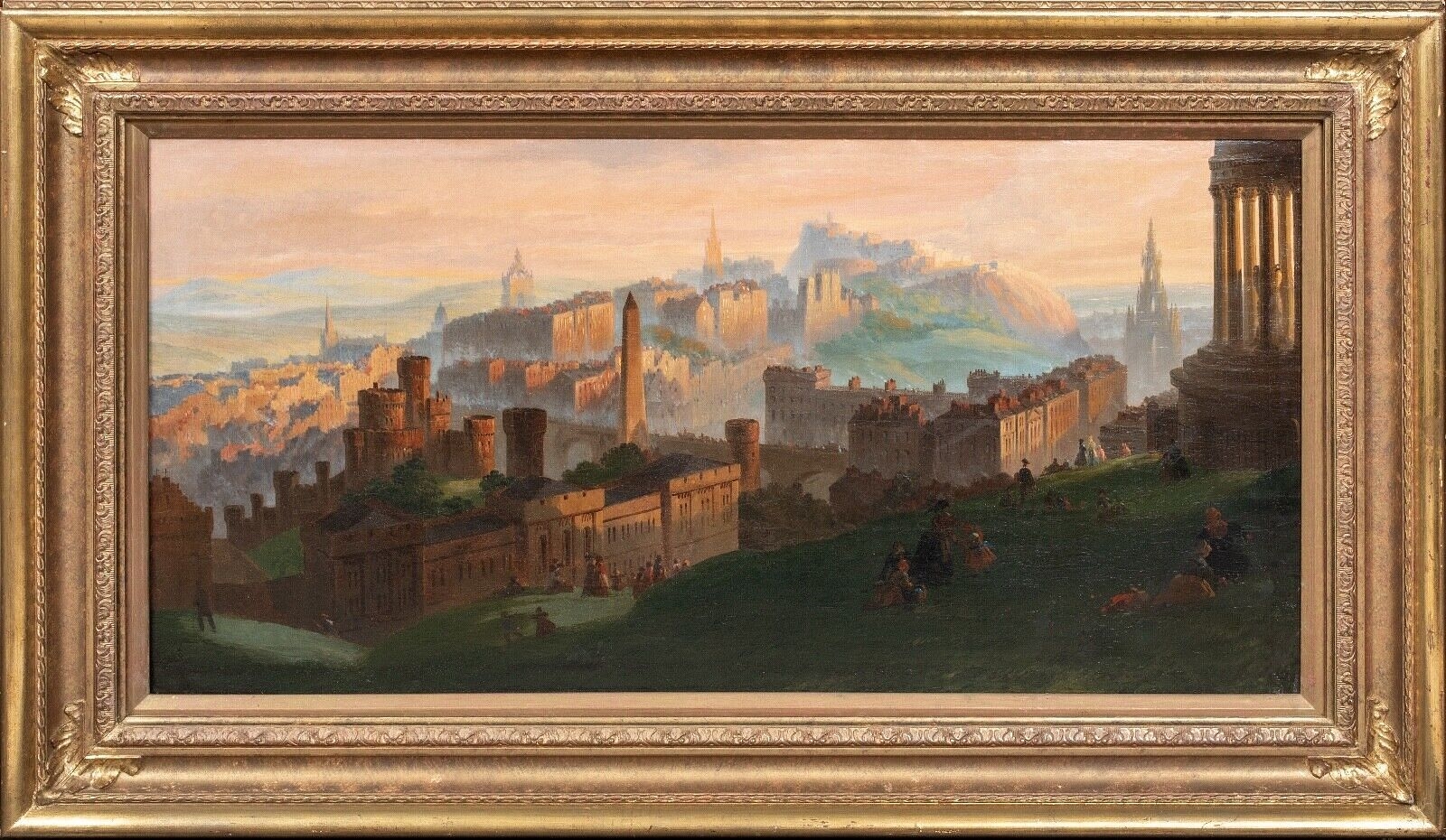 Thomas Grant | VIEW OF EDINBURGH FROM SUNSET | MutualArt