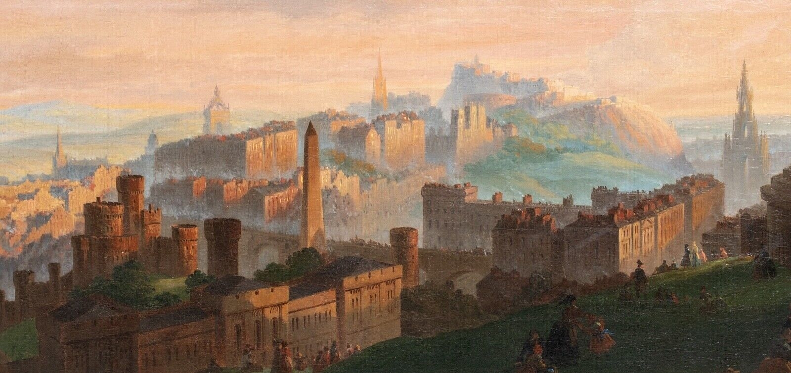 Thomas Grant | VIEW OF EDINBURGH FROM SUNSET | MutualArt