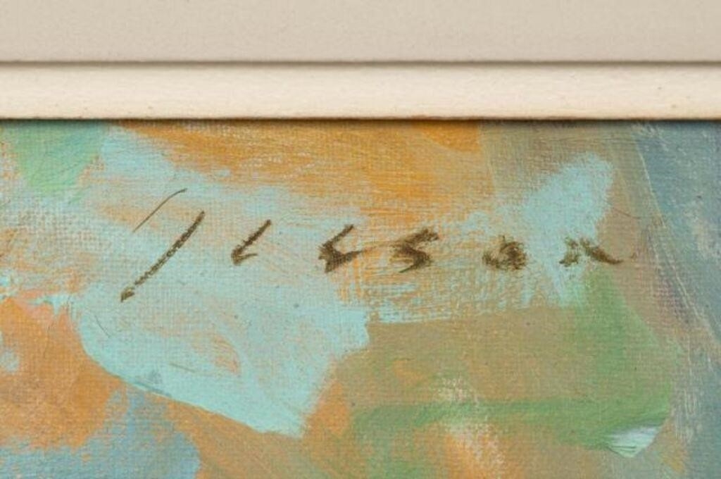 André Gisson | Andre Gisson Portrait Painting of Two Women. | MutualArt