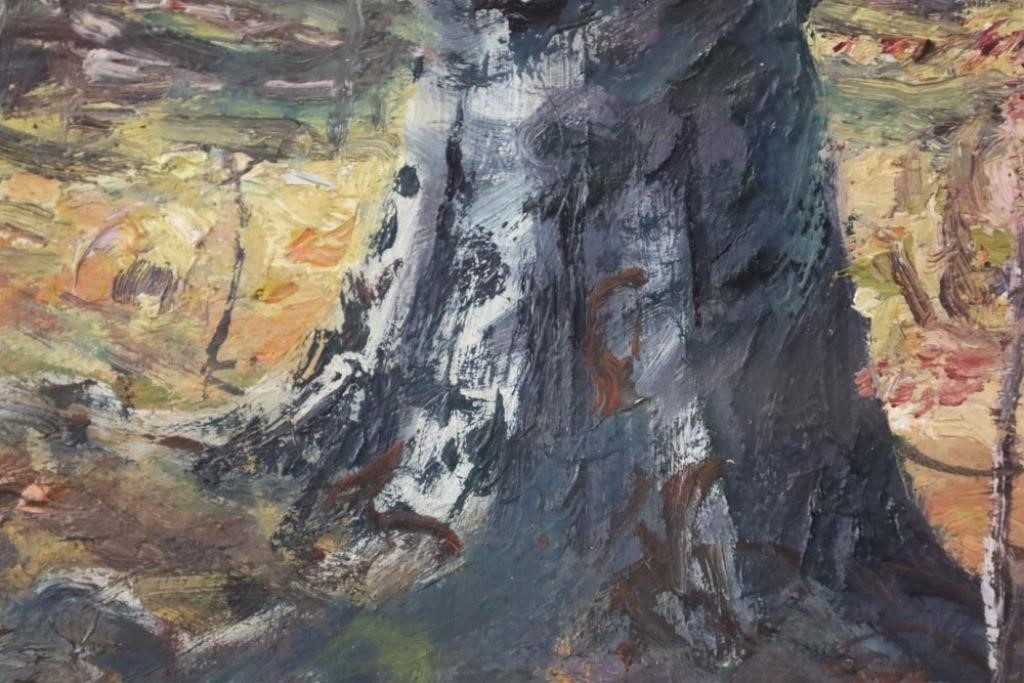 Walter Eyden | Walter Eyden Fall Landscape Oil On Canvas | MutualArt