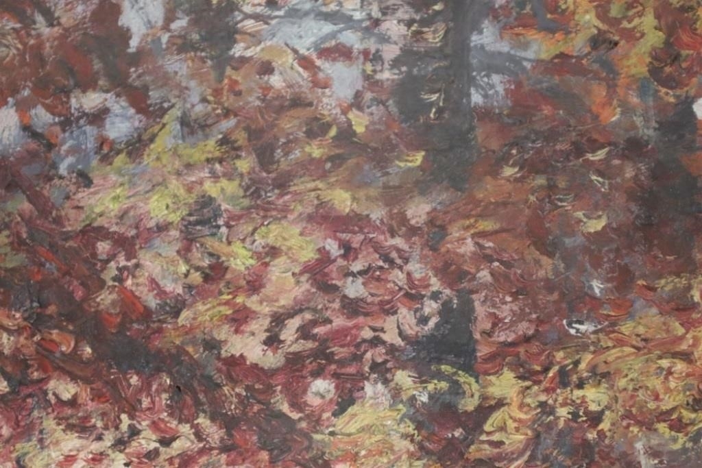 Walter Eyden | Walter Eyden Fall Landscape Oil On Canvas | MutualArt