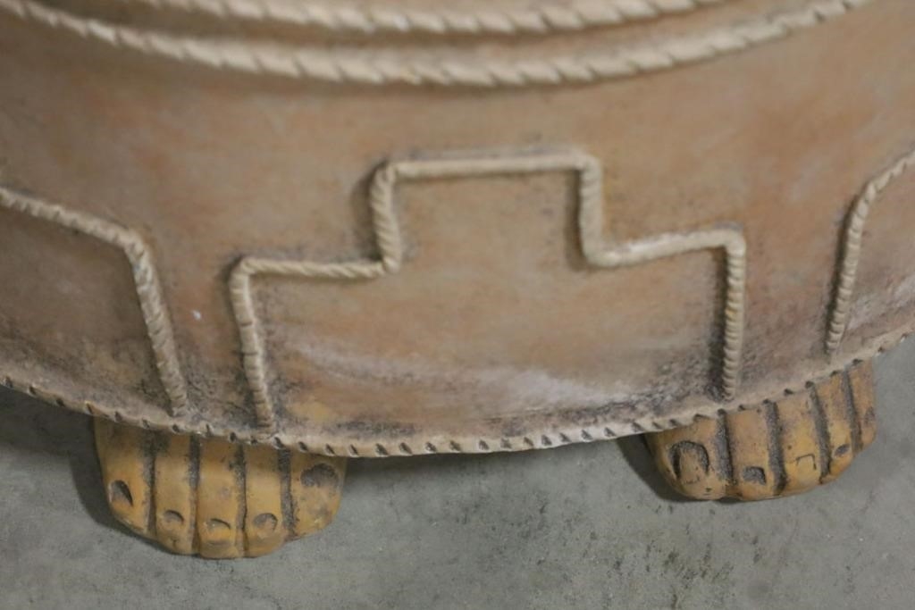 Brigido Lara | Brigido Lara Life-Size Aztec Terracotta Figure | MutualArt