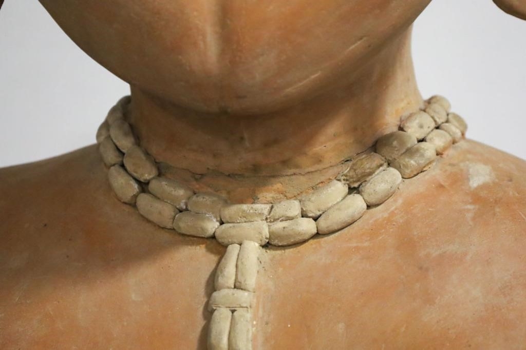 Brigido Lara | Brigido Lara Life-Size Aztec Terracotta Figure | MutualArt