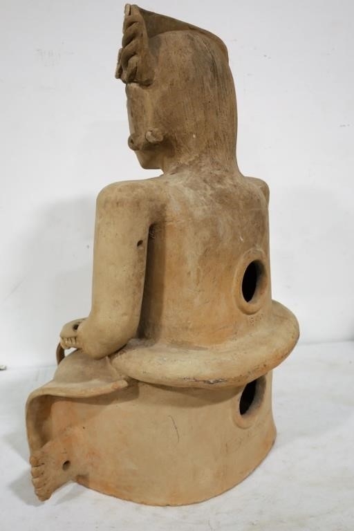 Brigido Lara | Brigido Lara Cihuateteo Aztec Terracotta Figure (1990 ...